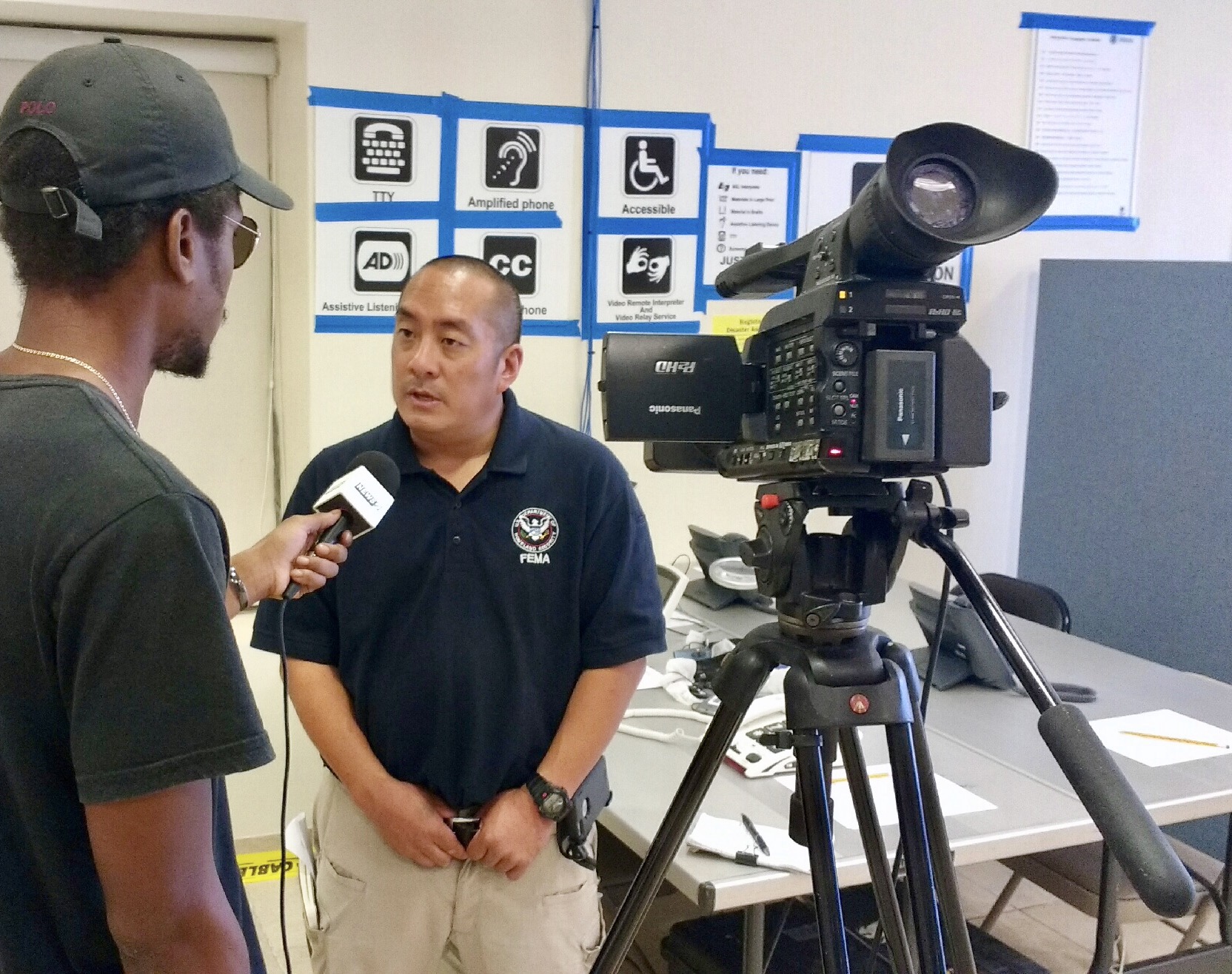 Newly opened Disaster Recovery Center in downtown St. Thomas along the ...