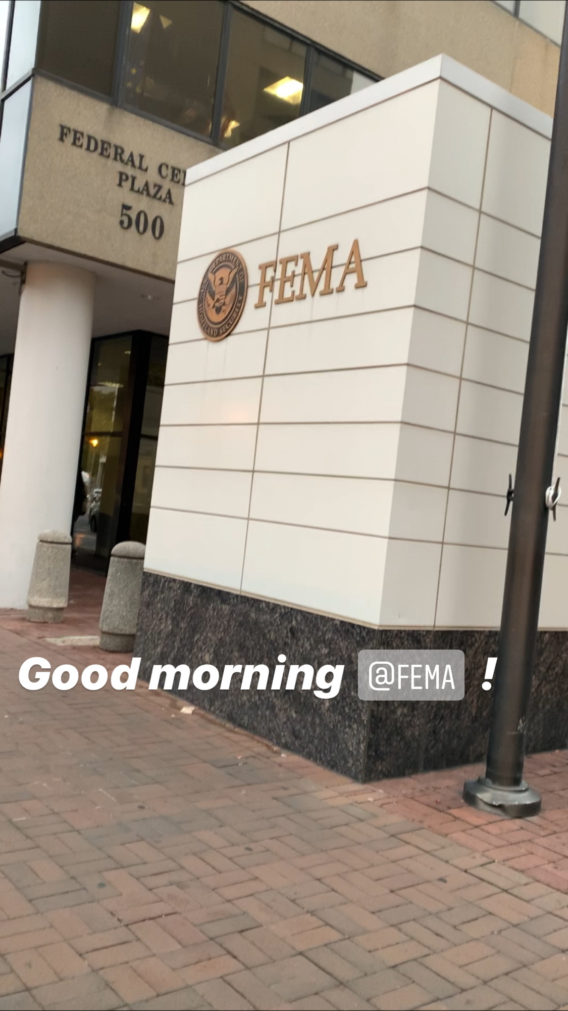 Monday morning with FEMA HQ staff | Where is @rusnivek?